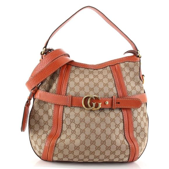 Gucci | Bags | Gucci Gg Running Hobo Gg Canvas Medium Brown | Poshmark